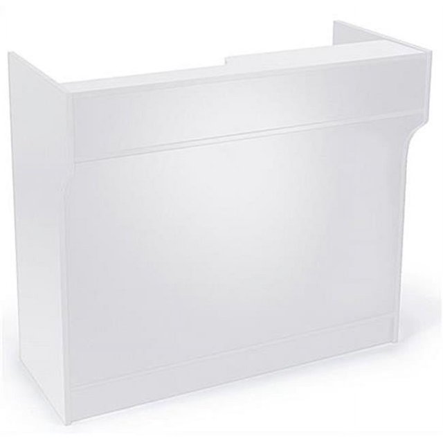 4 ft. Ledgetop Counter Well Top Register Stand, White - Walmart.com