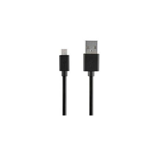 4 ft. Micro to USB Charge & Sync Cable Black - Walmart.com