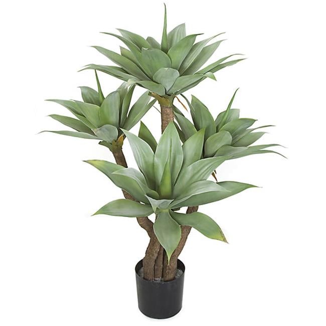 4 ft. Plastic Agave Tree, Green - Walmart.com