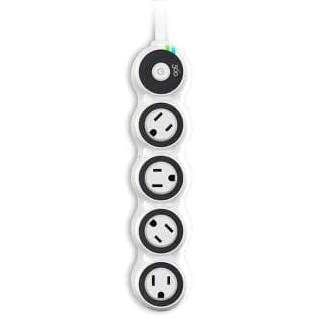 4 ft. Power Curve 4 Outlets Surge Protector, White - 1080 J - Walmart.com