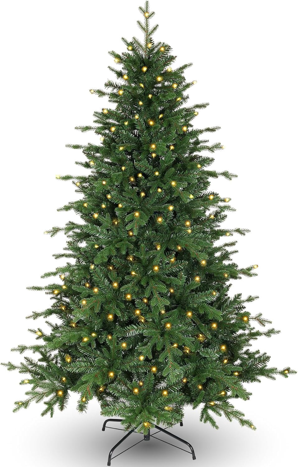 4 ft Pre Lit Artificial Christmas Tree with Lights, Fraser Fir ...