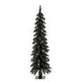 4 ft Pre-Lit Black Artificial Alpine Pencil Tree - Walmart.com