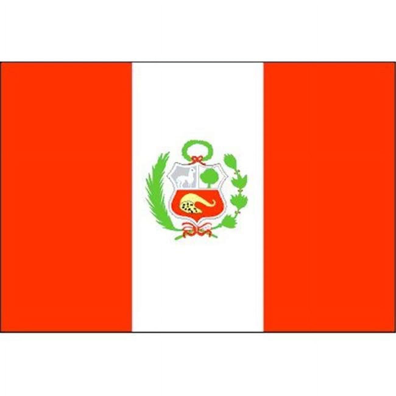4 ft. X 6 ft. Nyl-Glo Peru Government Flag - Walmart.com