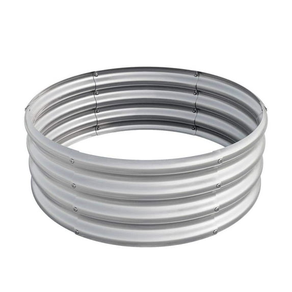 4 ft. x 2 ft. x 1 ft. Metal Raised Garden Bed for Planters Vegetables ...