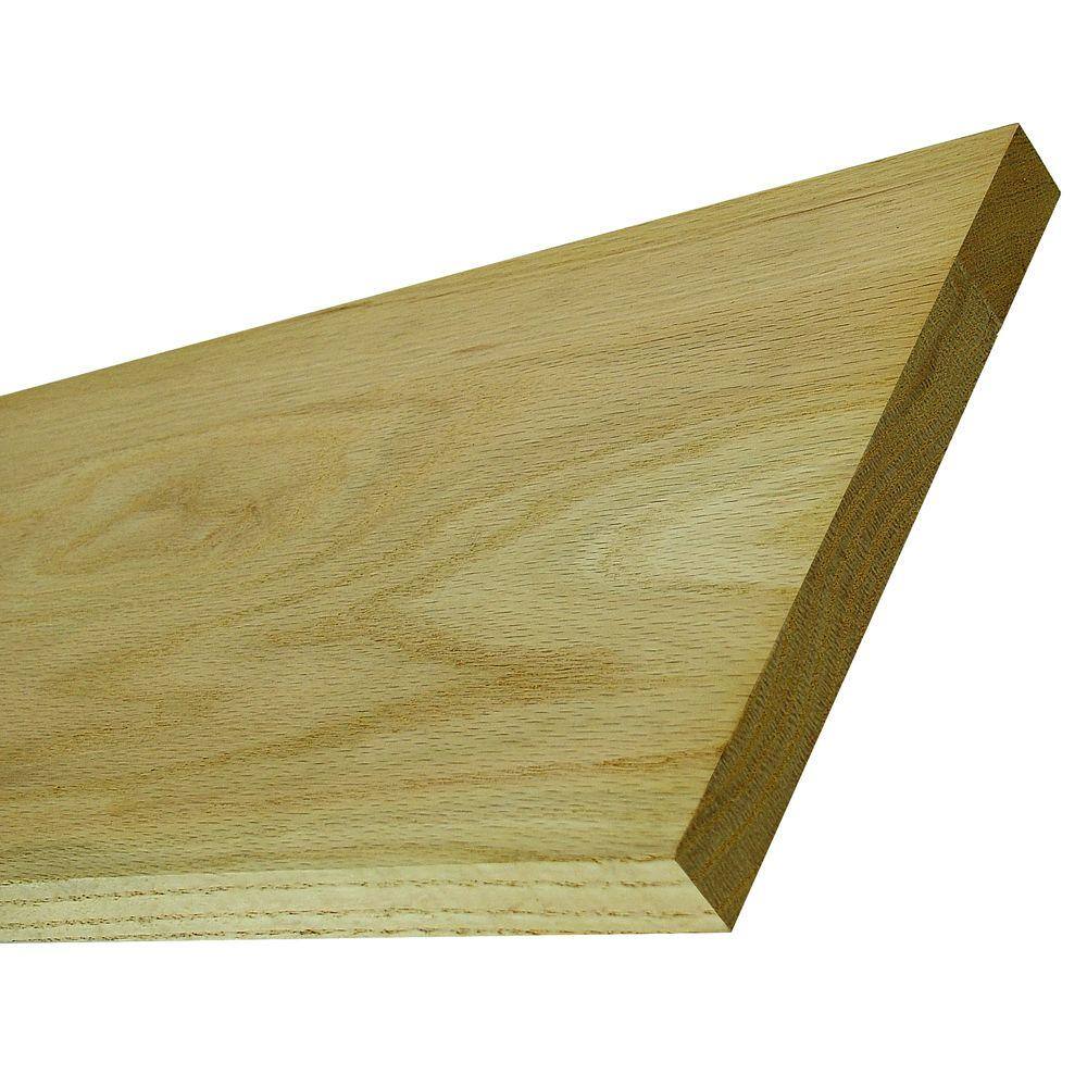 4 ft. x 7-1/4 in. x 3/4 in. Red Oak Stair Riser - Walmart.com