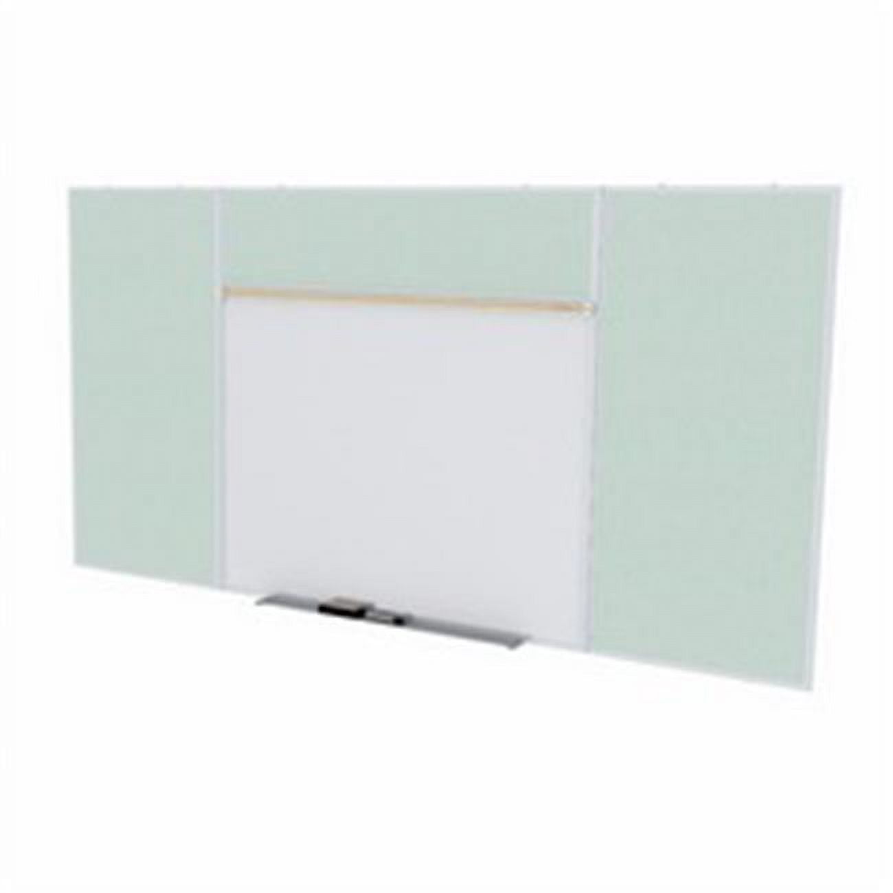 4 ft. x 8 ft. Style E Combination Unit - Porcelain Magnetic Whiteboard ...