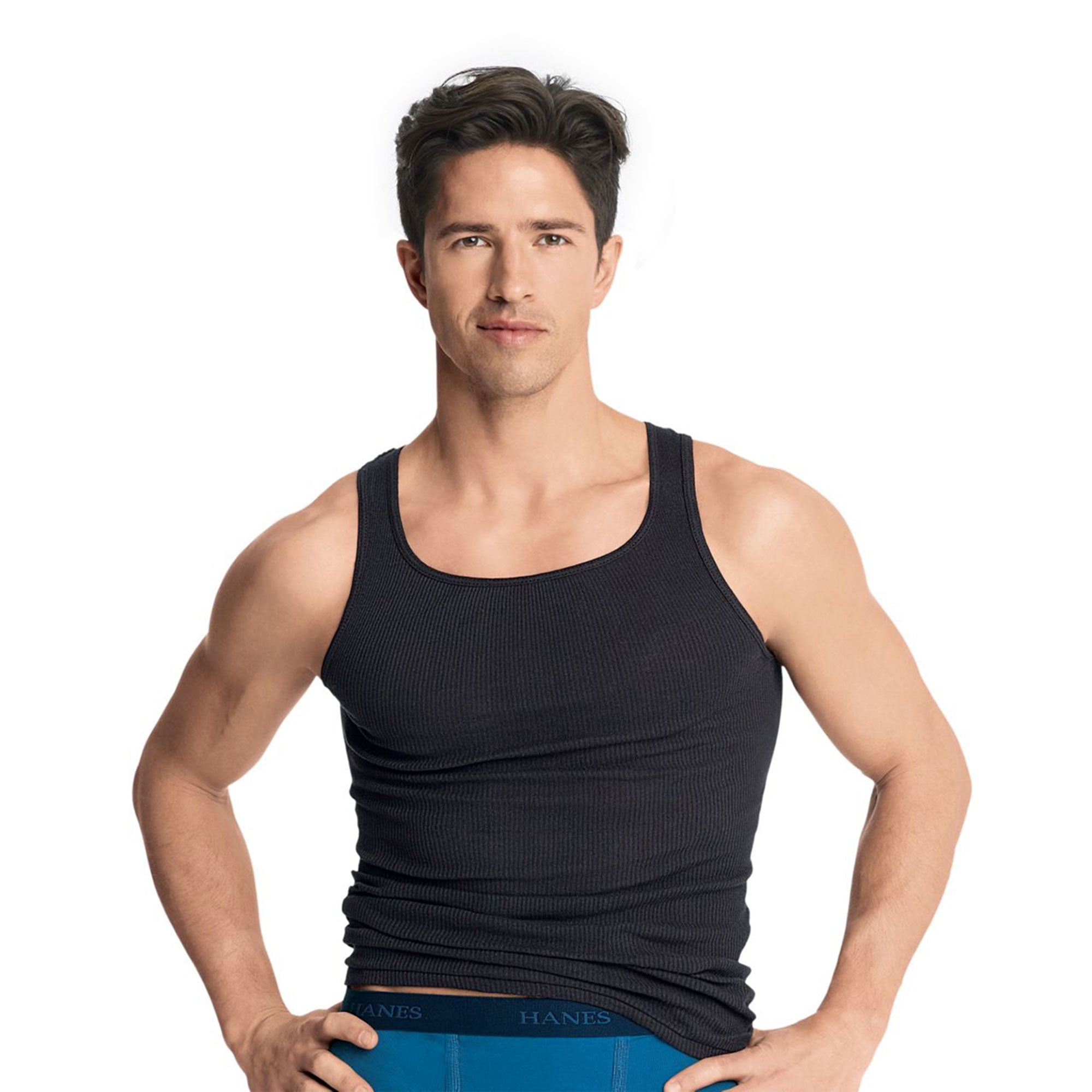 4 hanes mens tanks - Walmart.com