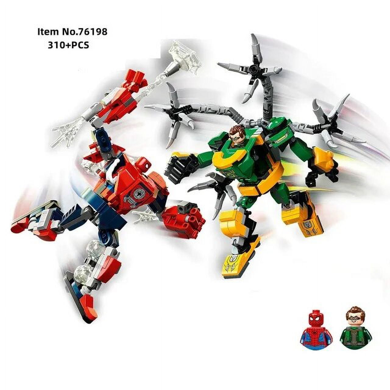 4 in 1 Anime Super Bros Racing Car Building Blocks Action Game Figures ...
