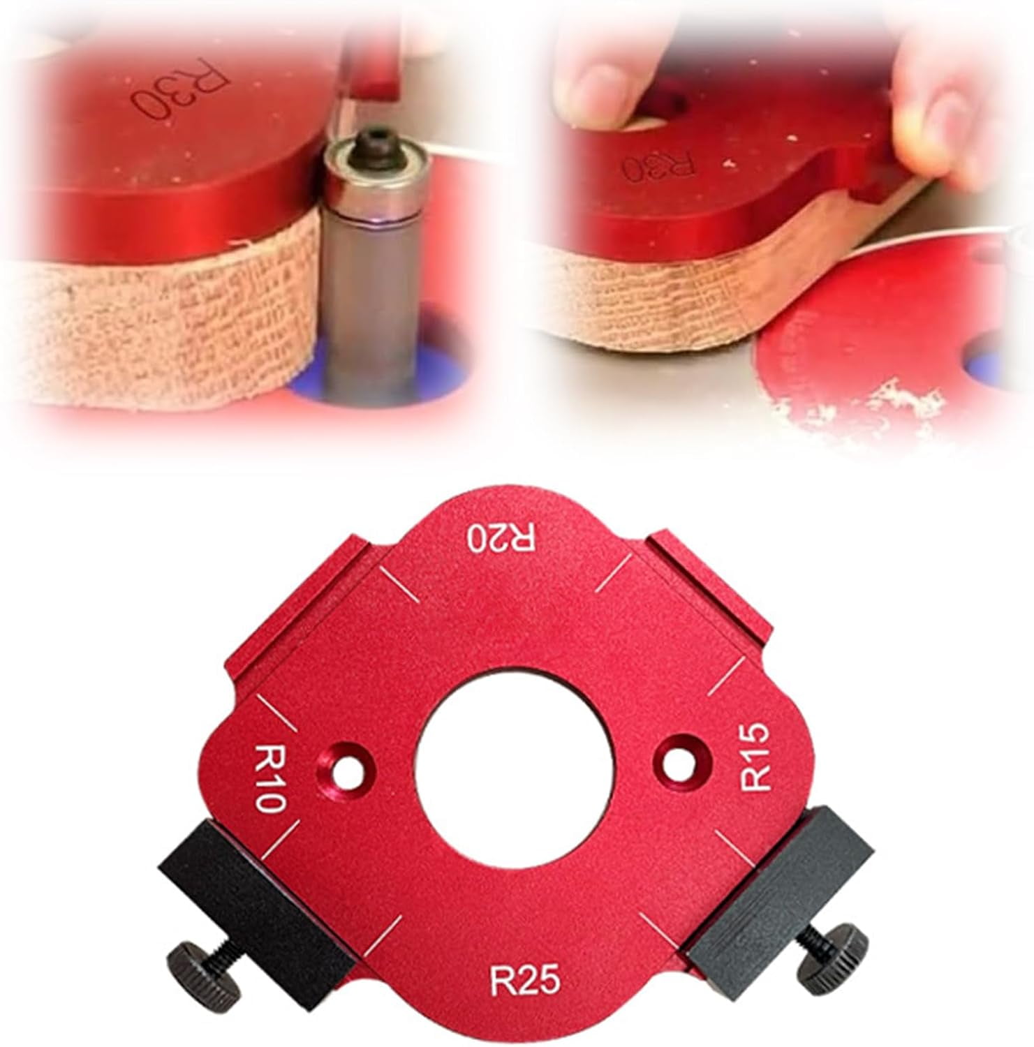 4 in 1 Arcs Angle Positioning Template Corner Radius Routers Template ...