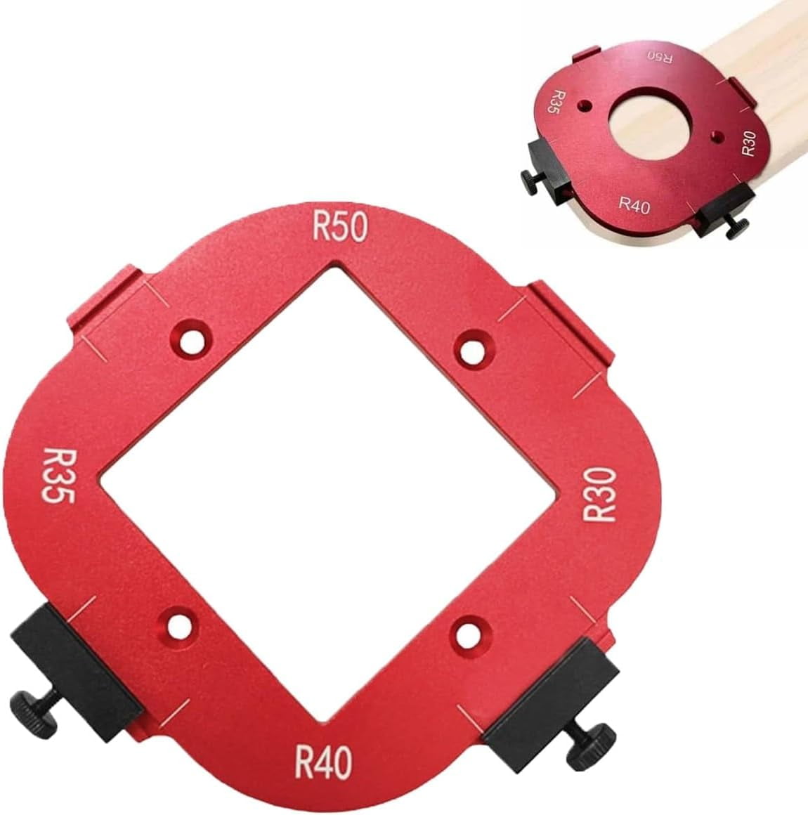 4 in 1 Arcs Angle Positioning Template Corner Radius Routers Template ...