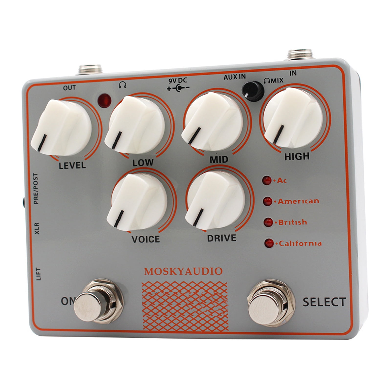 4 in 1 Auditory Processor Cabinet Headphone 1/8'' Input for Musicians ...