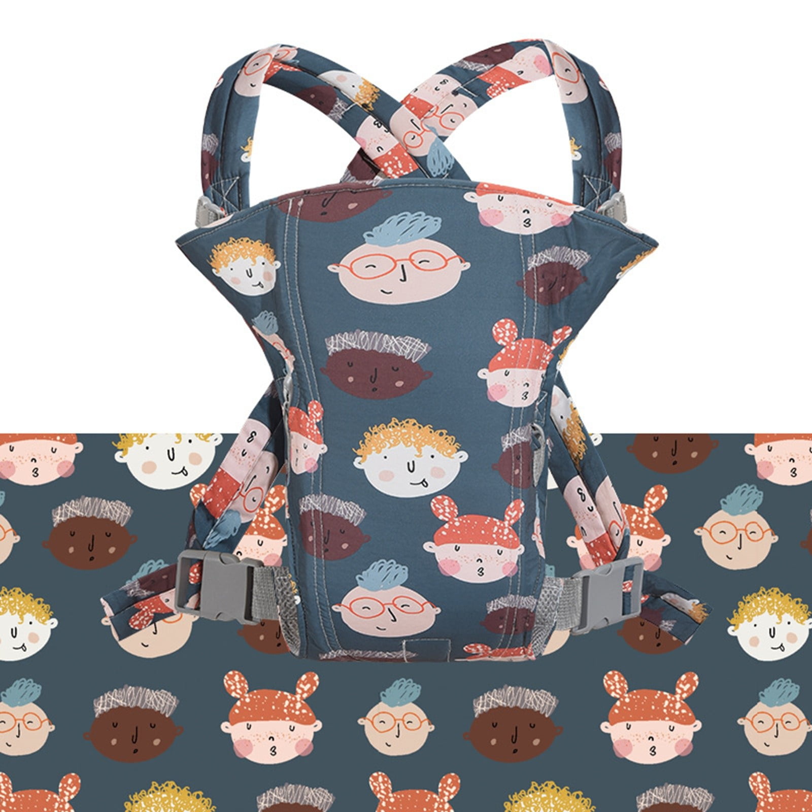 4 in 1 Baby Carrier,Ergonomic Carrier Backpack,Breathable Front Back ...