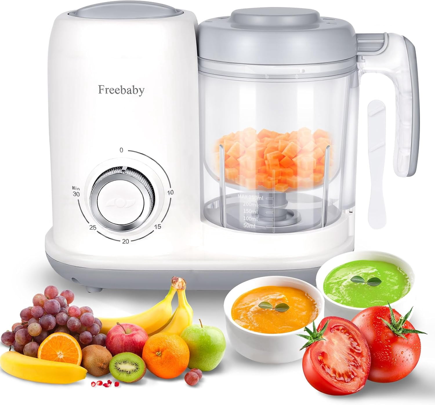 4 in 1 Baby Food Maker, One Step Processor,Puree Blender Grinder Mills ...