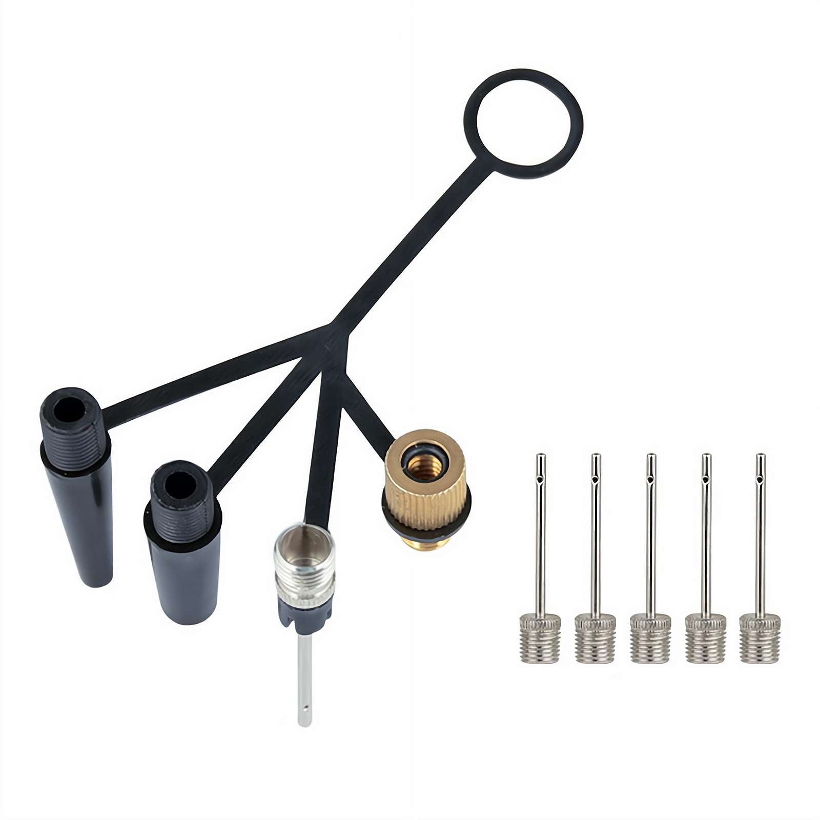 4 in 1 Ball Pump Needle Set Tire Pump Adapter for Inflatables Air ...