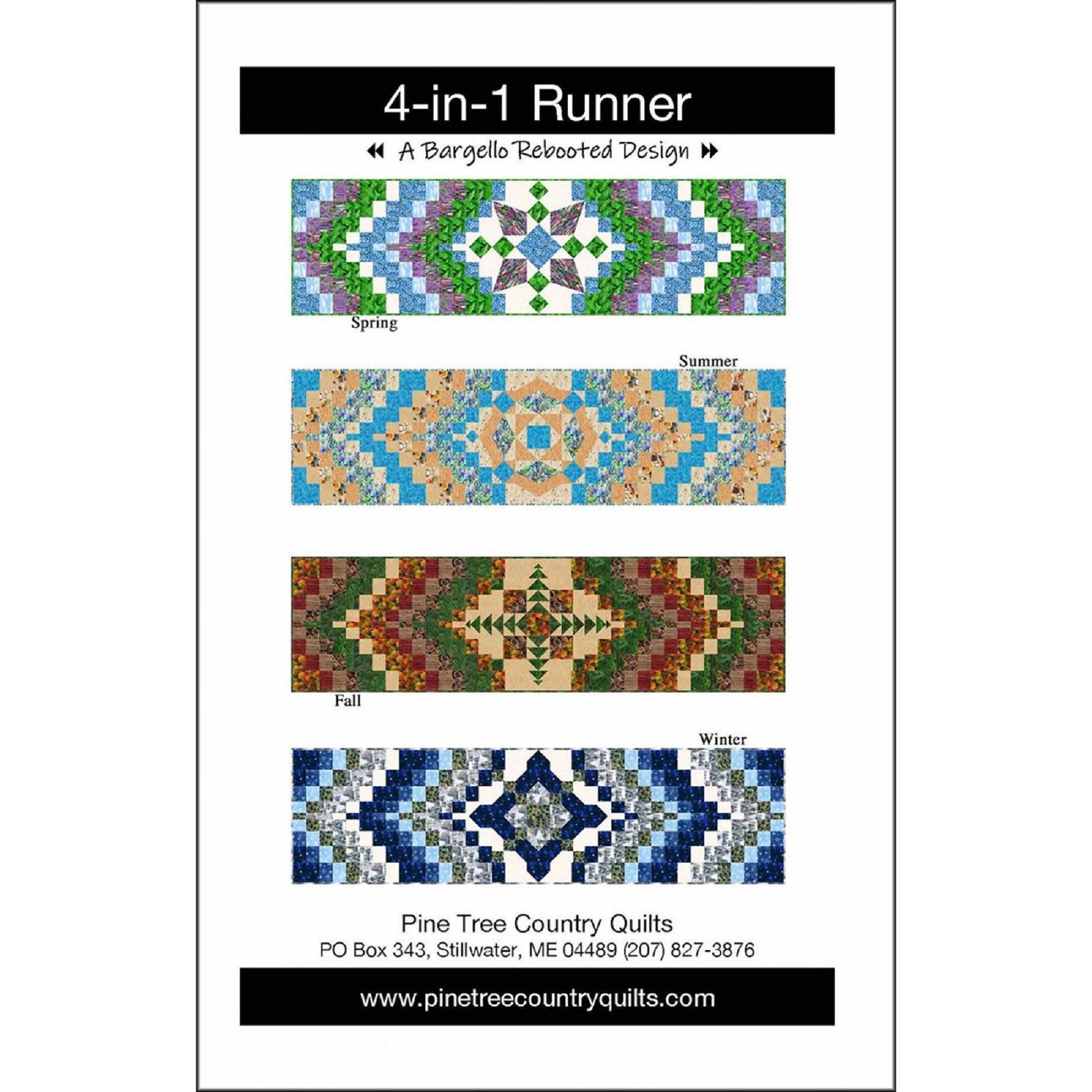4 in 1 Bargello Style Table Runner Pattern - Walmart.com