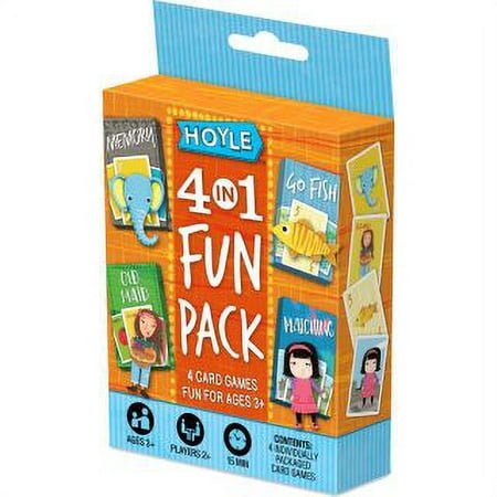 4-in-1 Bilingual (French English) Card Games-Memory, Old Maid, Go Fish ...
