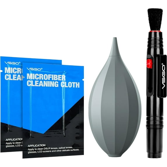 4-in-1 Camera Cleaning Kit for Canon, , DSLR Cameras, Air Blower, Lens ...