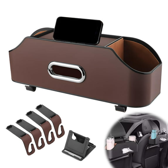 4-in-1 Car Backseat Organizer, 2026 New Car Seat Back Storage Box ...