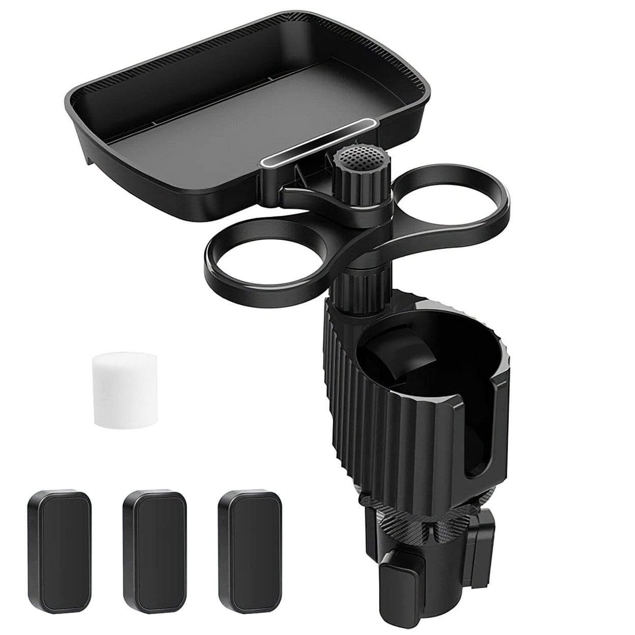 4-in-1 Car Cup Holder Tray Food Table - Walmart.com