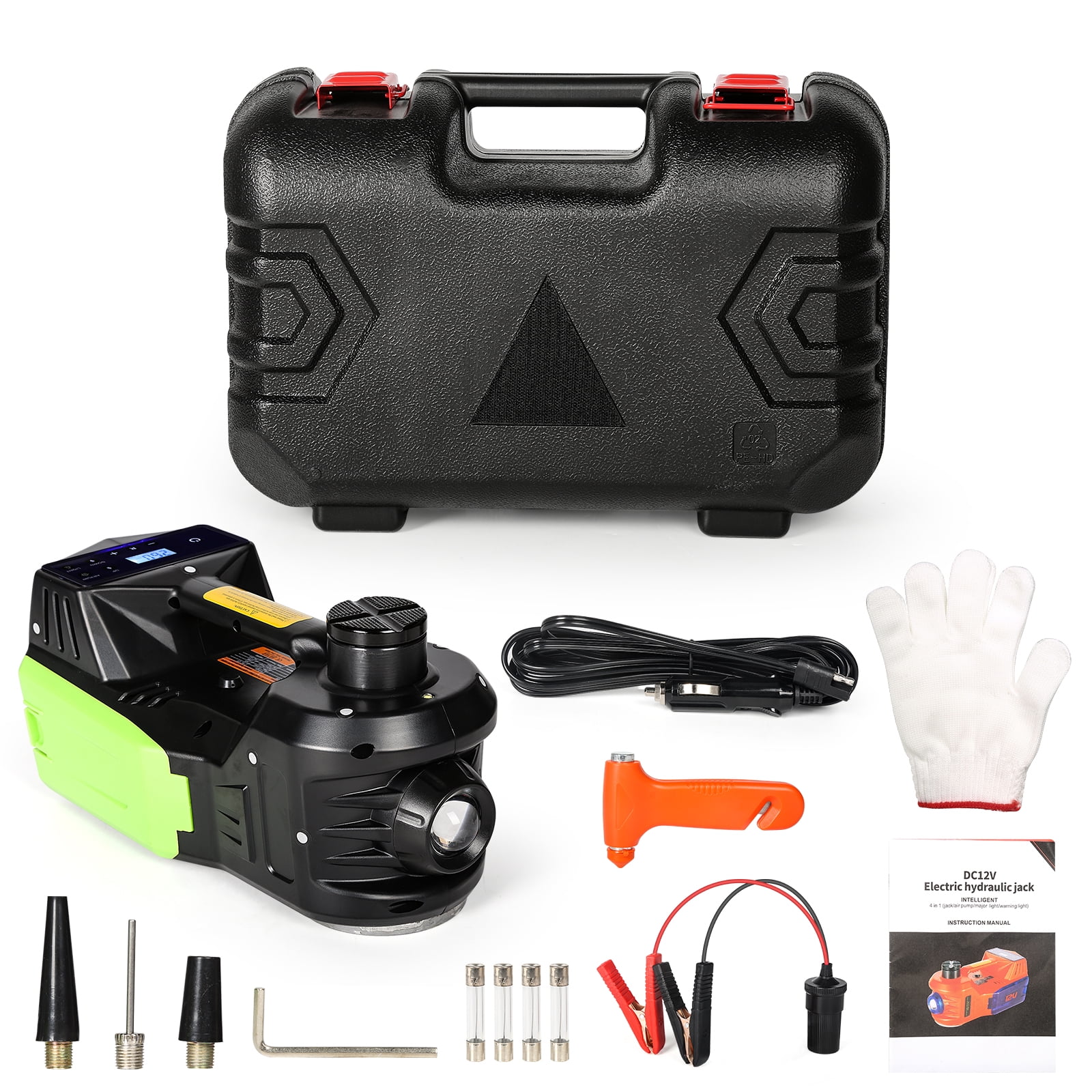 4 in 1 Car Jack Kit 12V 5T Electric Car Jack Stand for Sedans SUV Car ...