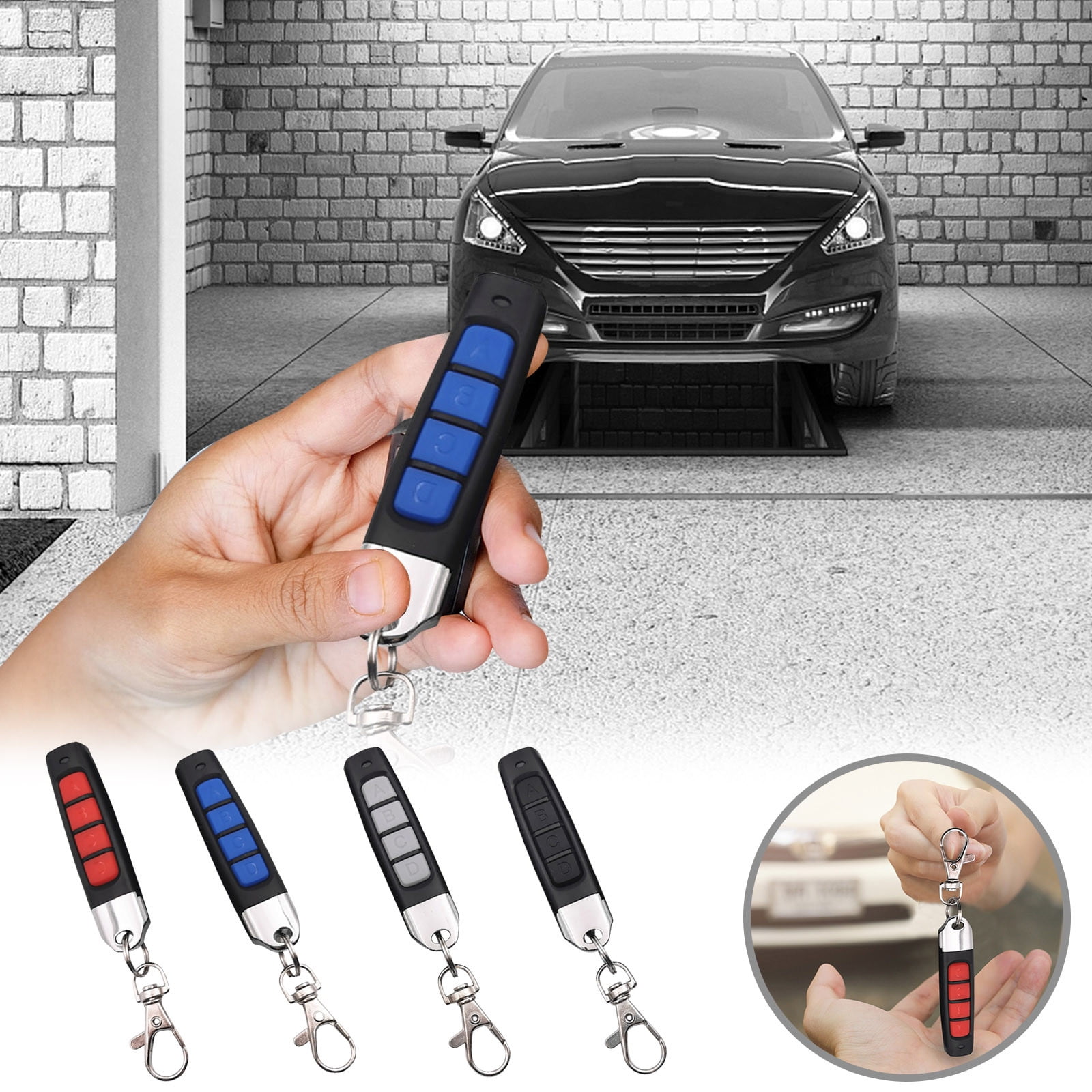 4-in-1 Car Remote Control Duplicator,Universal Duplicator Remote,4‑Key ...