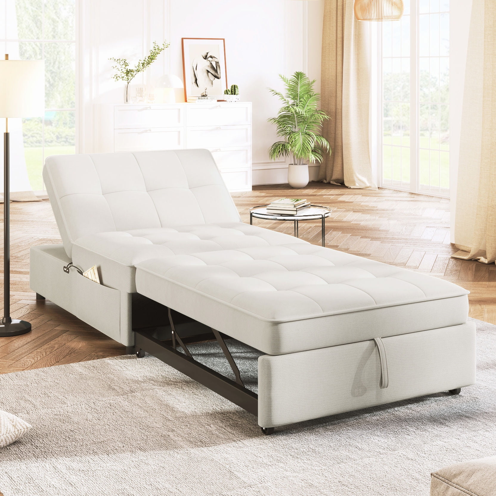 4-in-1 Chair Bed + Multiple Forms-Home Office and Leisure + Adapt to ...