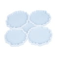 4 in 1 Coaster Silicone Mold Set Multi-Purpose Craft Supplies Handmade ...