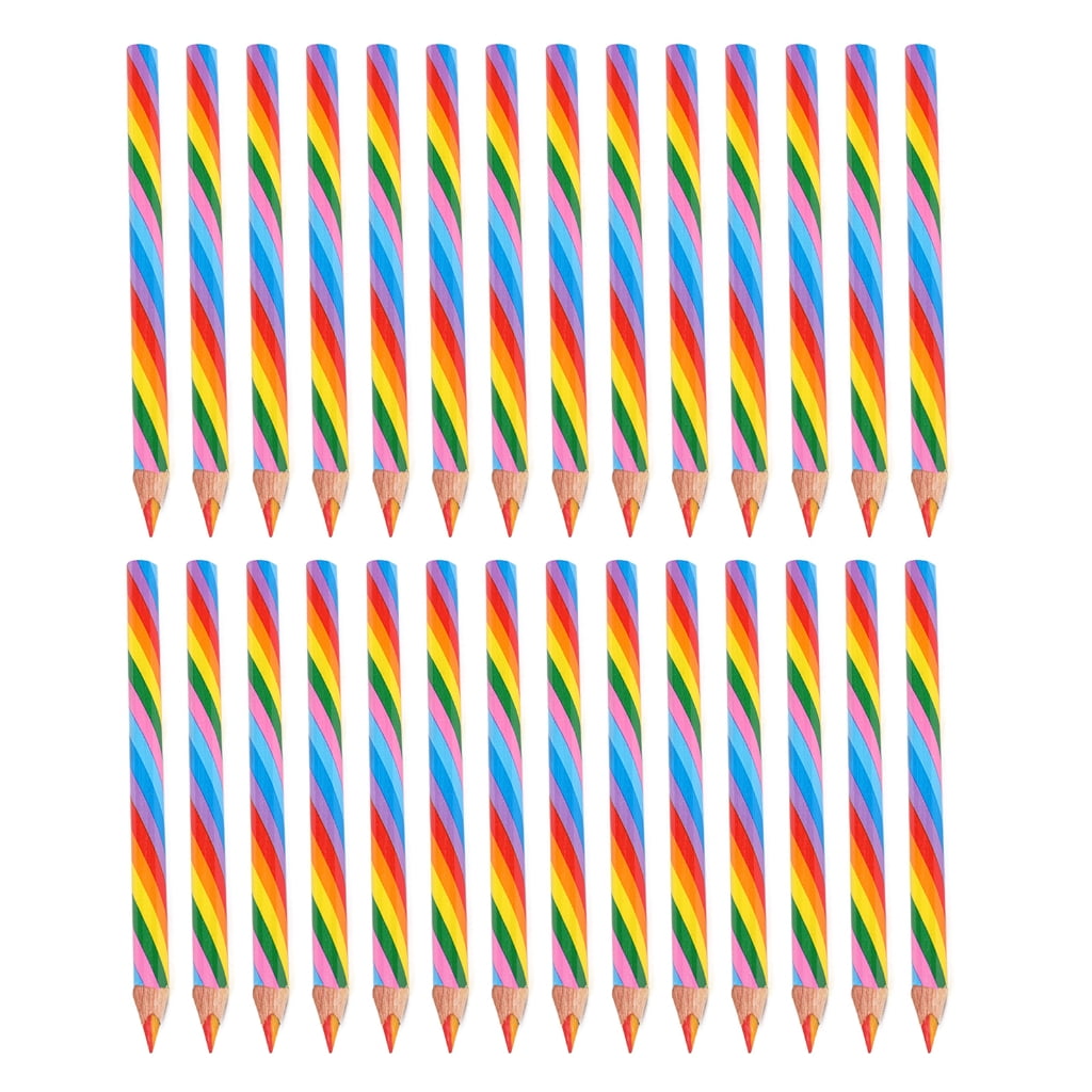 4 in 1 Color Colored Pencils Rainbow Pencils for Students, Wood Pencil ...
