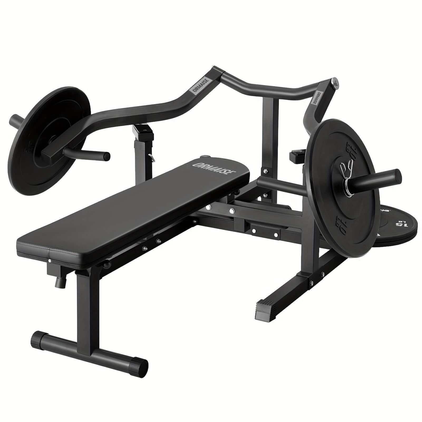 4-in-1 Compact Chest Press Machine - 1250LBS Capacity with Independent ...