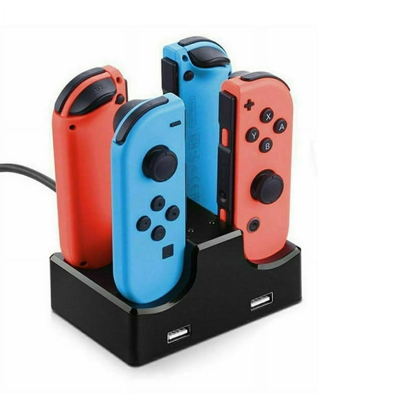 4-in-1 Controller Charging Dock Station for Nintendo Switch Joy-Con ...