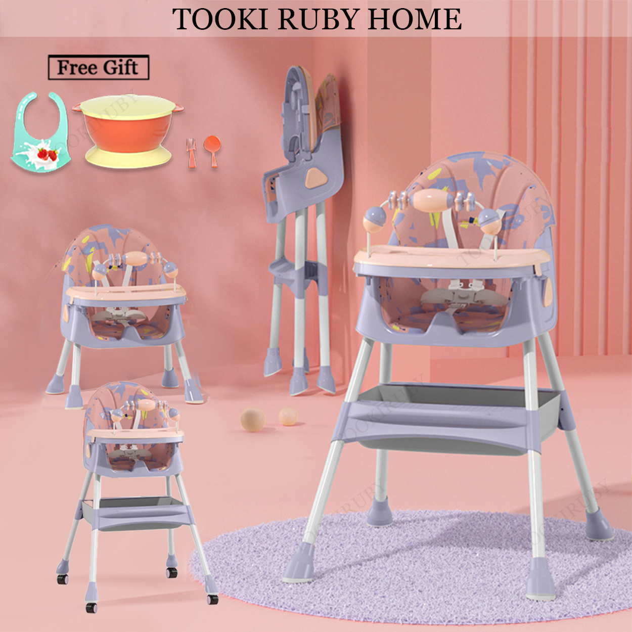 Graco Blossom 6-in-1 Convertible High Chair, Fifer - Walmart.com