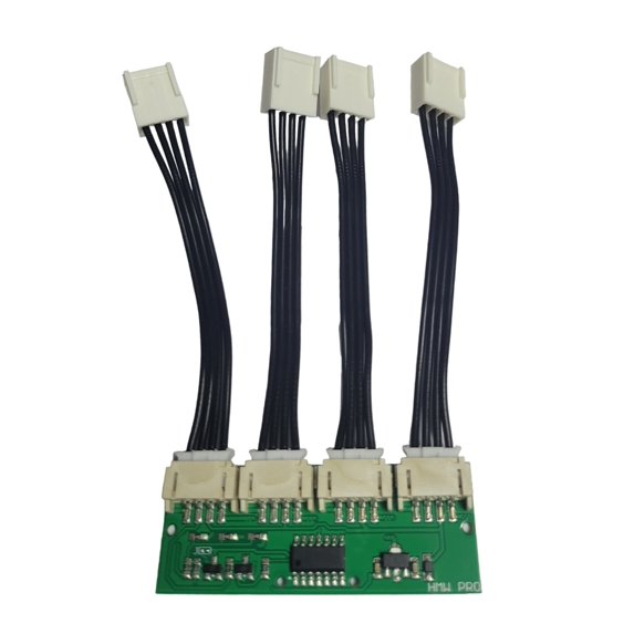 4 in 1 Cooling Fan Speed Reducer Fan Emulator Board 4Pin Connector for ...