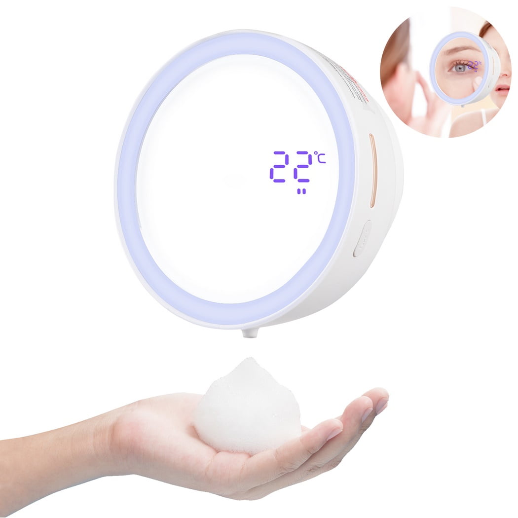 4-in-1 Cosmetic Mirror Soap Dispenser, Infrared Foam Soap Dispenser ...