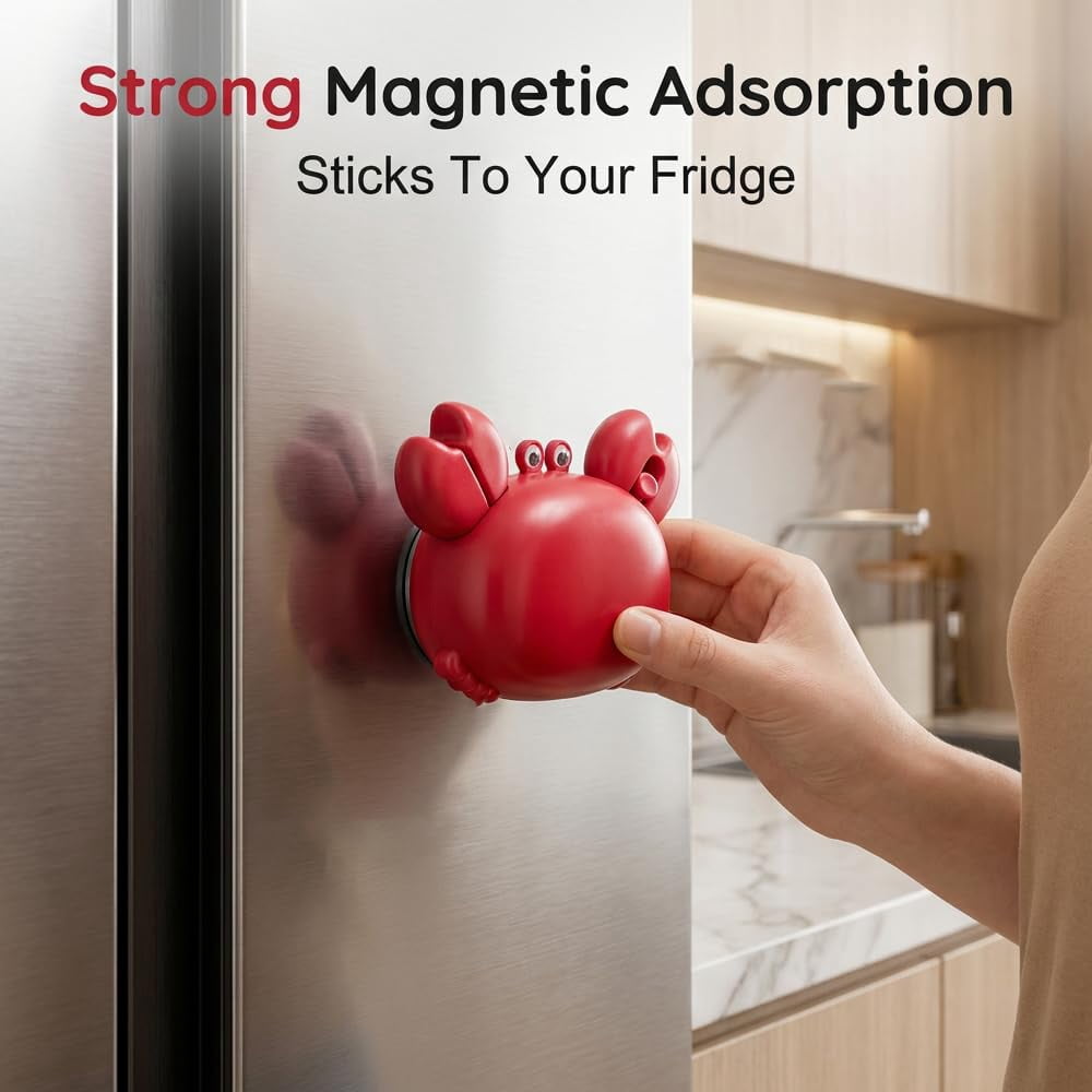 4-in-1 Crab Multi Tool, 2026 New Magnetic Fridge Decor, Integrated ...