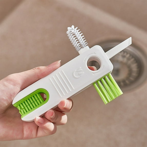 4-in-1 Cup Lid Brush Portable Baby Bottle Cleaning Brush Cup Rim Brush ...