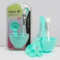 4-in-1 DIY Facial Mask Mixing Kit | Includes Bowl, Brush, Spoon & Stick ...