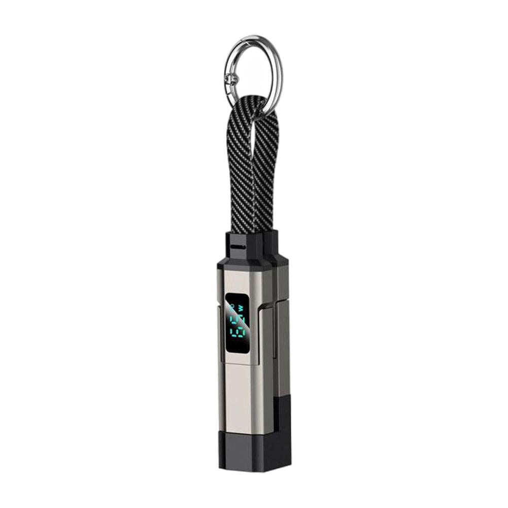 4-in-1 Digital Braided Data Cable, 65W Multi Fast Charging Cord with ...