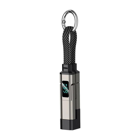 4-in-1 Digital Braided Data Cable, 65W Multi Fast Charging Cord with ...
