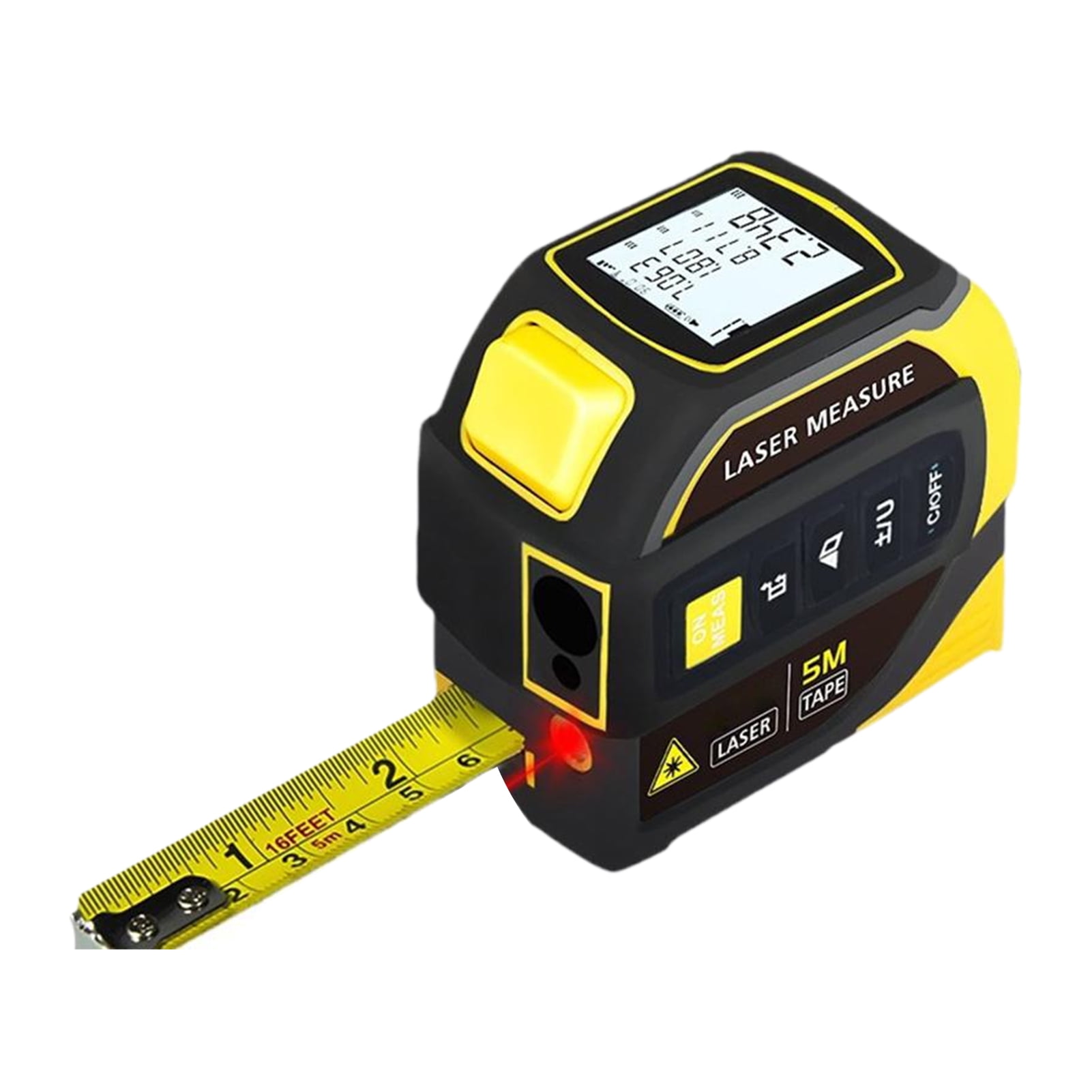 4-in-1 Digital Laser Tape Measure with Electronic Level for Linear ...