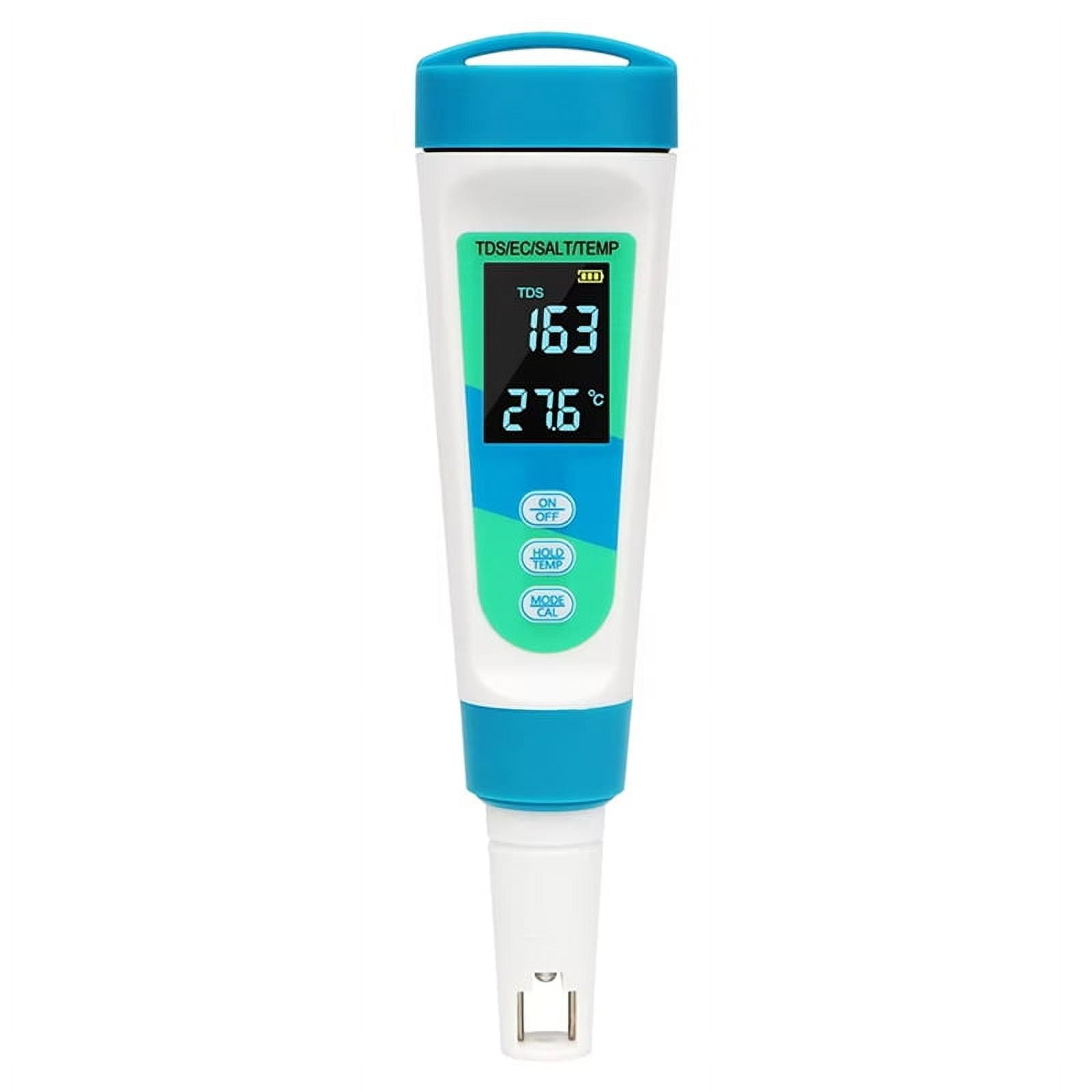 4-in-1 TDS/EC/Salinity/Temperature Detector Salt Content Test Water ...