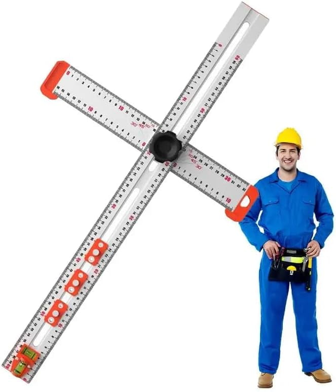 4-in-1 Drilling Positioning Locator, Adjustable 13.78in Multifunctional ...