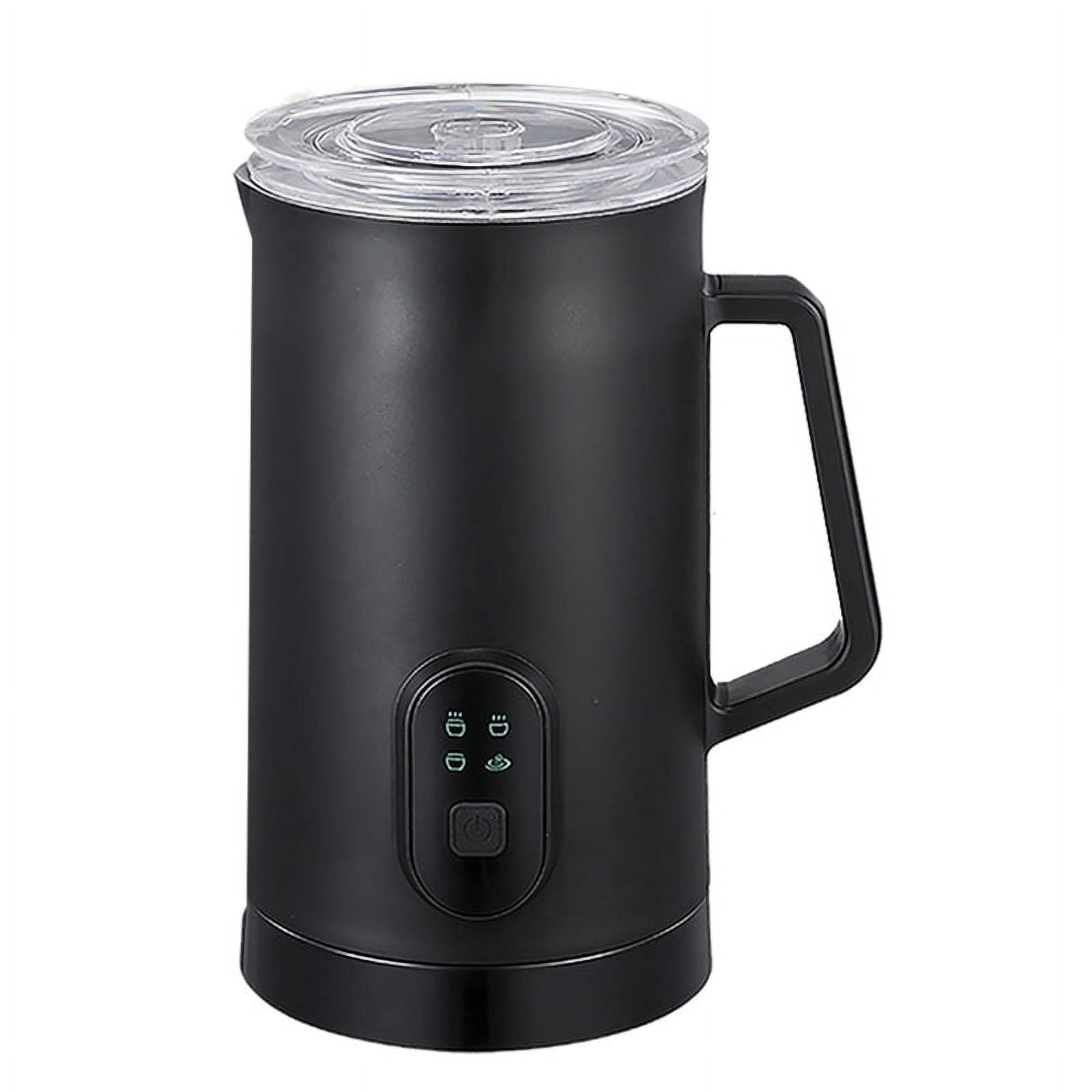 4-in-1 Electric Milk Frother 400W 590ml Hot and Cold Milk Foamer Silent ...