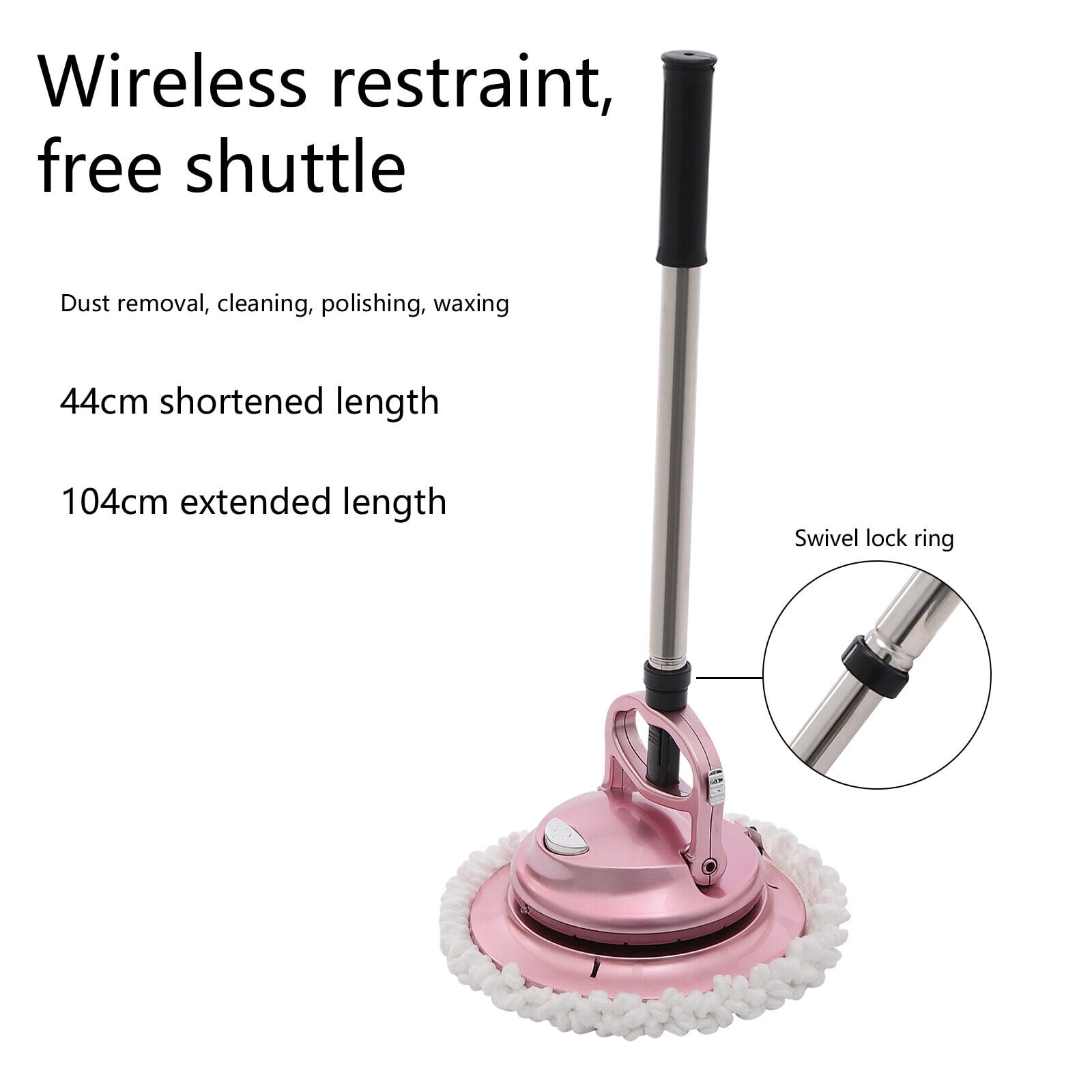 4 in 1 Electric Spin Mop Floor Cleaner Polisher Washer Sweeper Scrubber ...