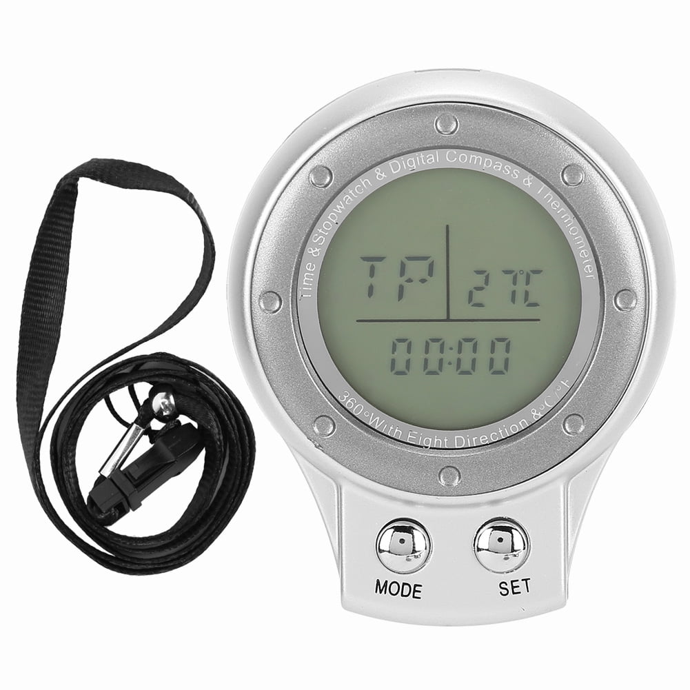 4 in 1 Electronic Compass Multifunctional Thermometer Stopwatch for ...
