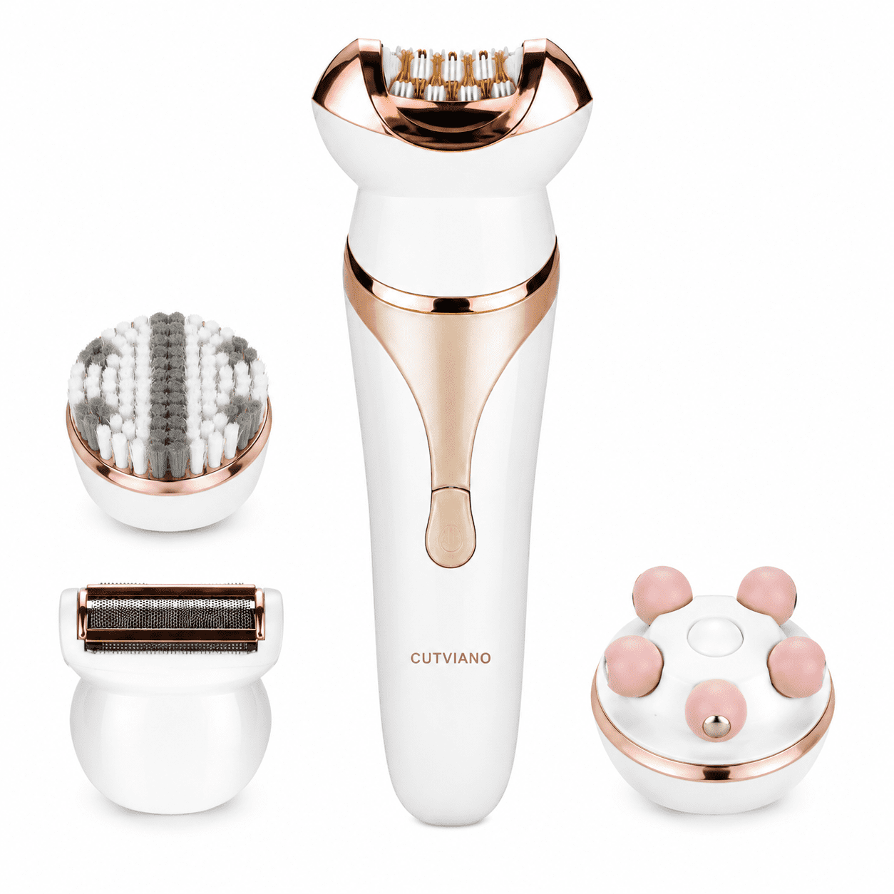 4-in-1 Epilator for Women, USB Rechargeable Electric Hair Removal ...