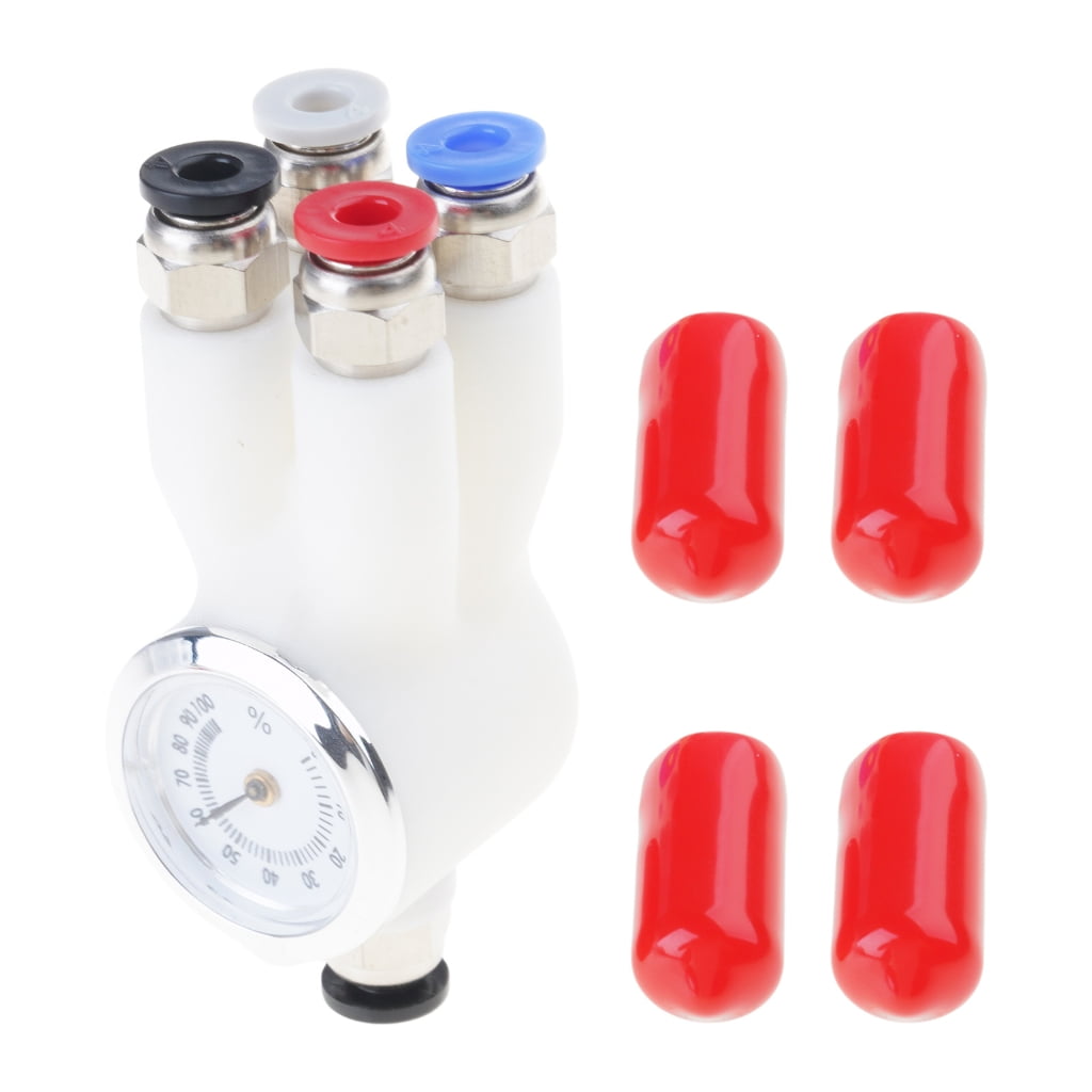 4 in 1 Filaments Connector For X1C Printers Transparently with Seal Lid ...