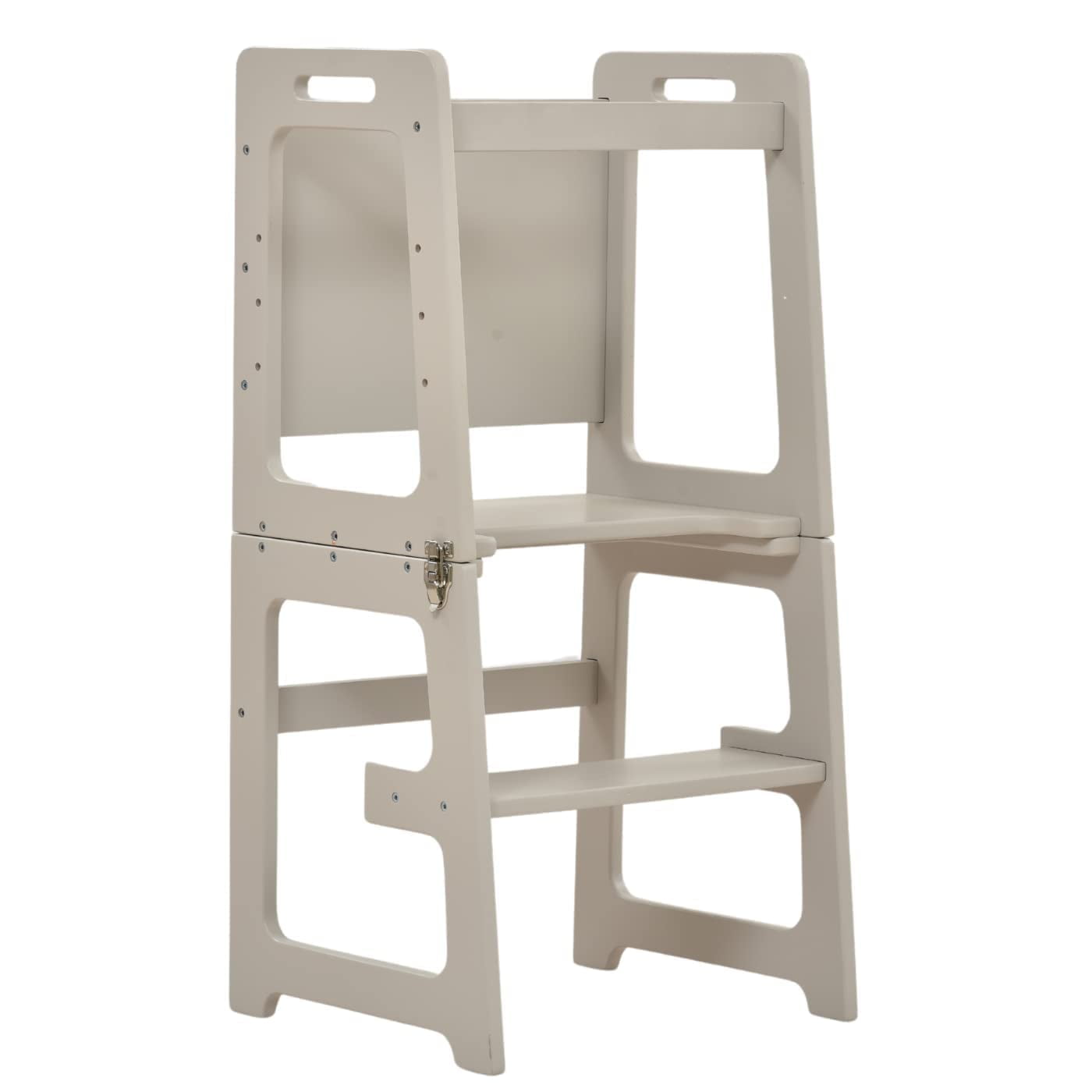 4-in-1 Foldable Kitchen Tower for Toddlers | Step Stool with Chalkboard ...