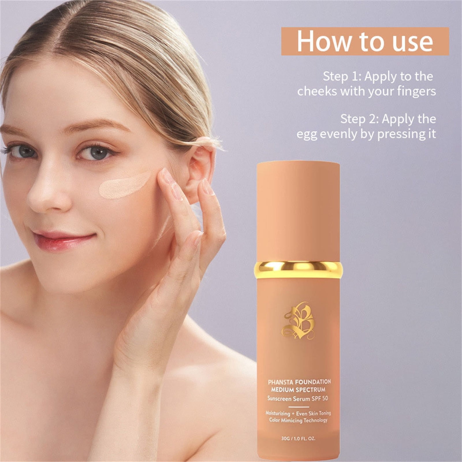 4-in-1 Foundation Liquid - Hydrating Medium Full Coverage Concealer ...