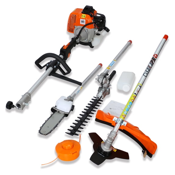 4 in 1 Gas Power Tool Combo Kit, 33CC 2-Cycle Trimmer, Pole Saw, Hedge ...