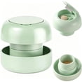 4-in-1 Green Pill Cutter Grinder and Storage Box, Multi-Functional ...